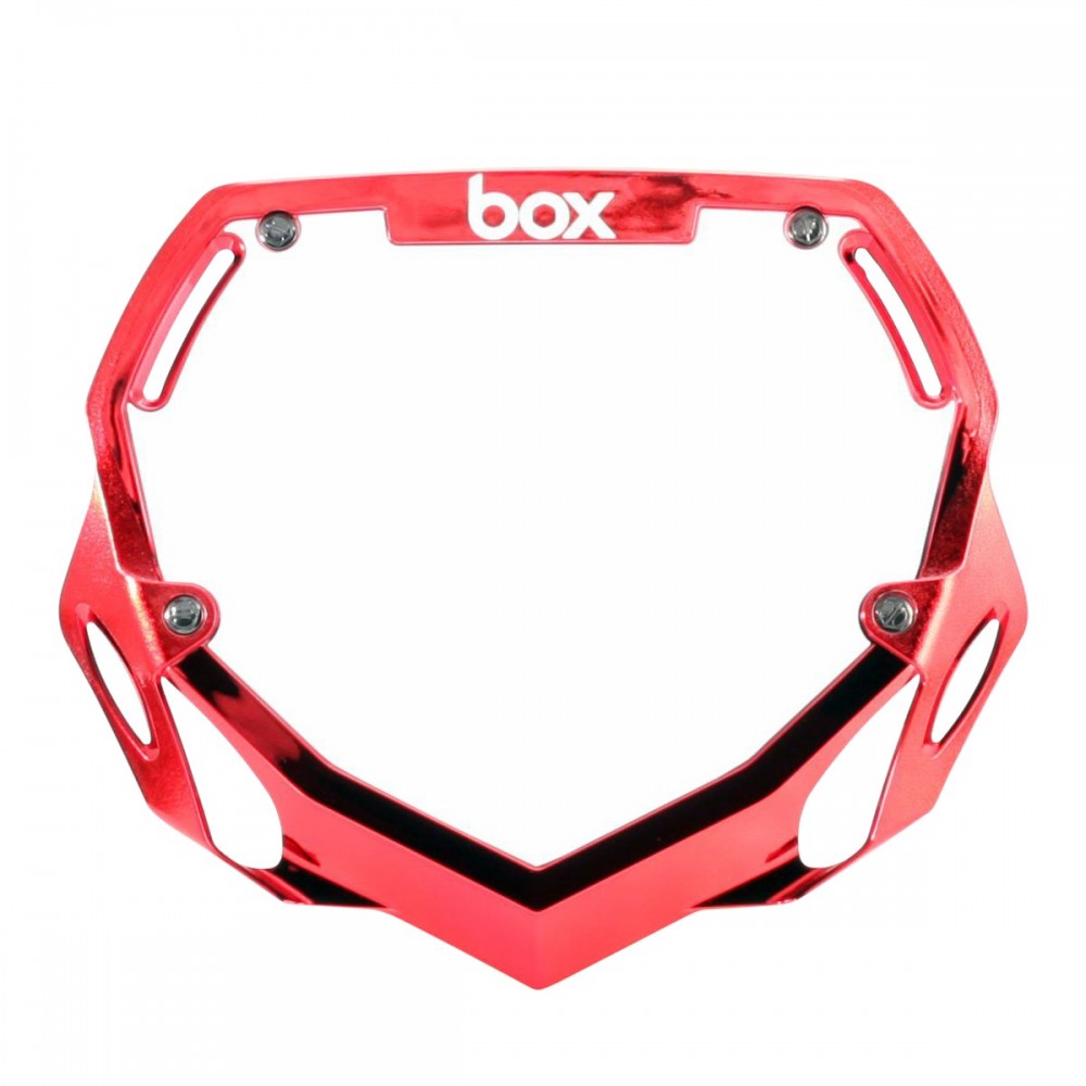 BOX TWO CHROME NUMBER PLATE PRO