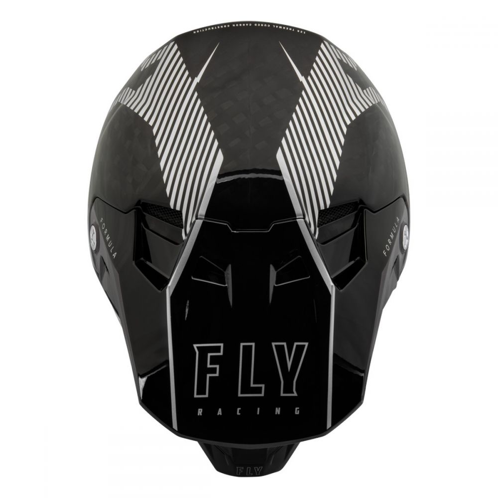 FLY RACING FORMULA CARBON TRACER HELMET Size XL Color Black / Silver