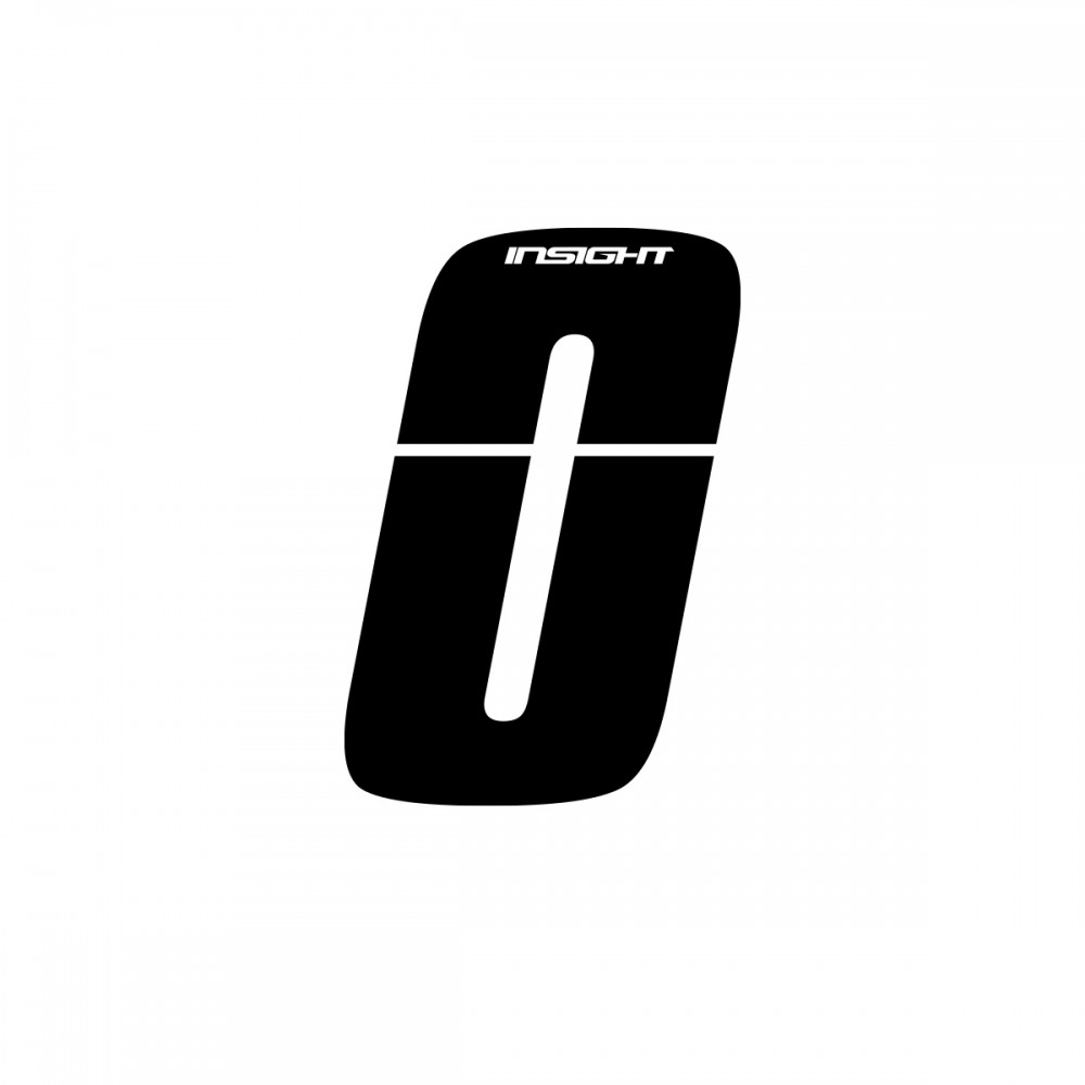 ODI DH NUMBER PLATE Color Grey